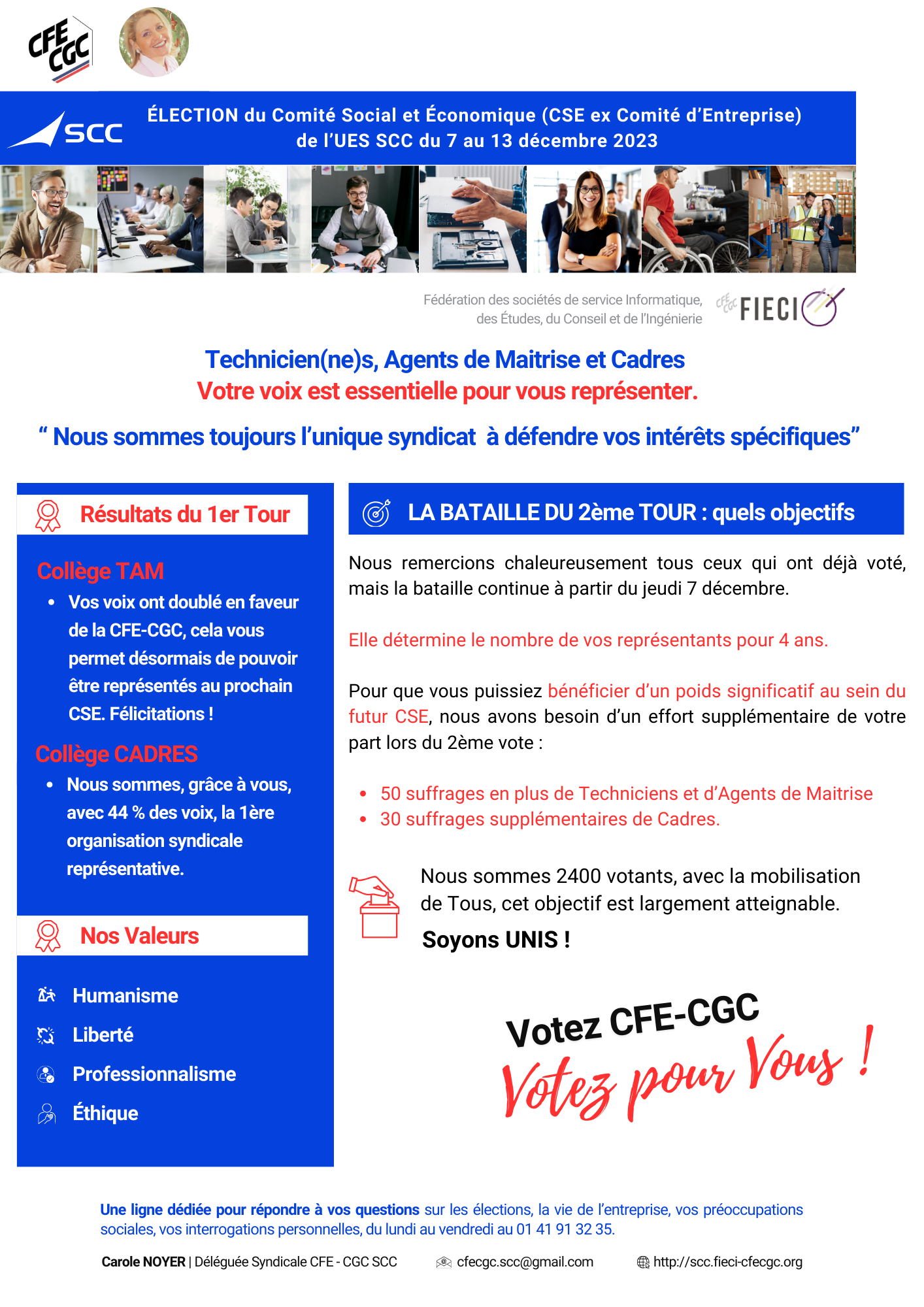 Site De La Section Cfe Cgc De Scc Un Site Utilisant Réseau Fieci Cfe Cgc